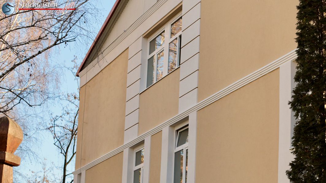 Dachgesims Dekoration Ideen zur Fassadengestaltung mit Stuck