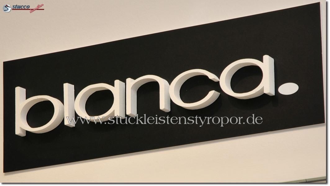 Individuelle 3D Logos und 3D Schrift aus Styropor